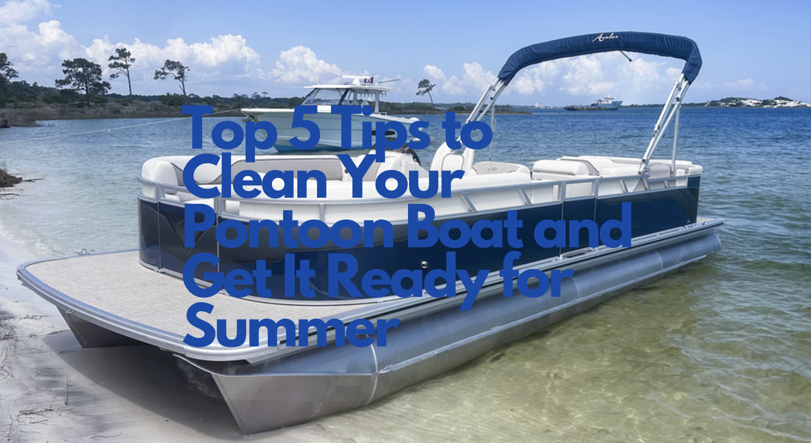 cleaning your pontoon boat