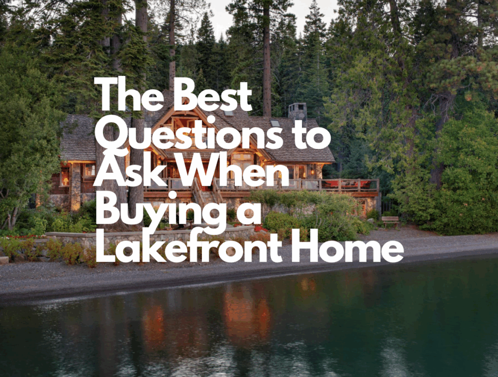 Buying a lakefront home